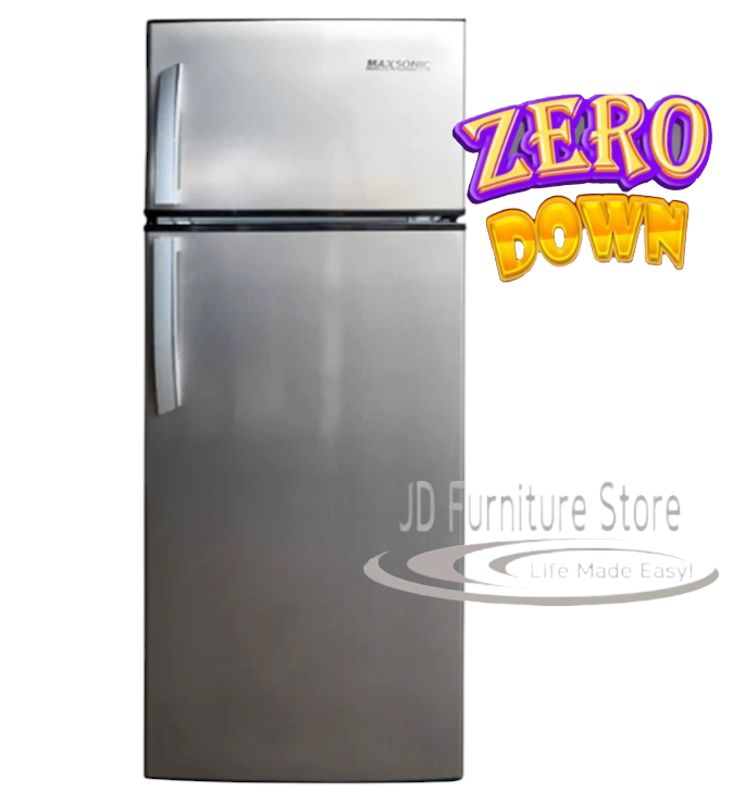 REFRIGERATOR- MAXSONIC ELITE 5.5 CU FT S/STEEL TOP & BOTTOM ...
